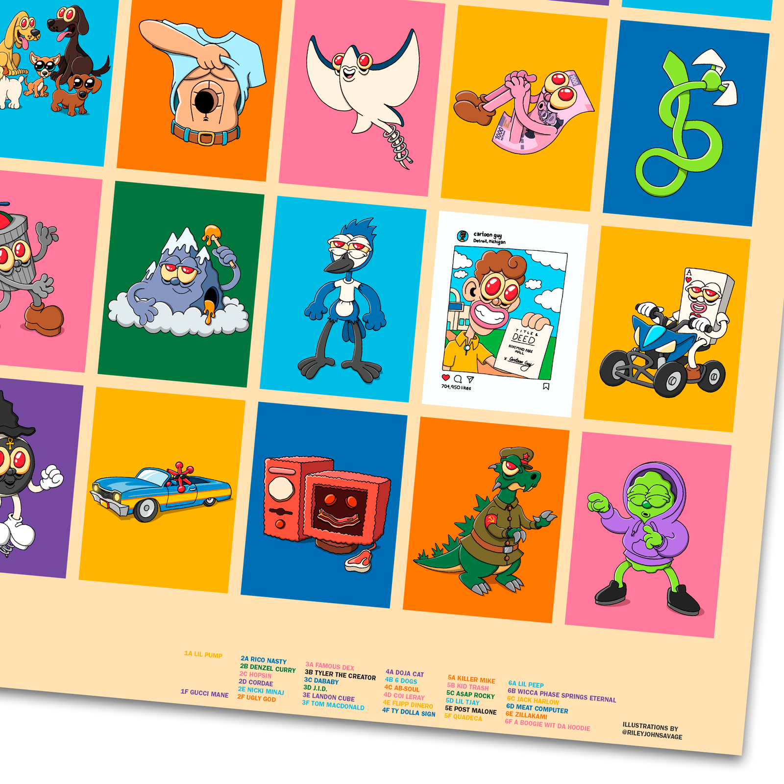 Cartoon Puns Poster 2021 Edition